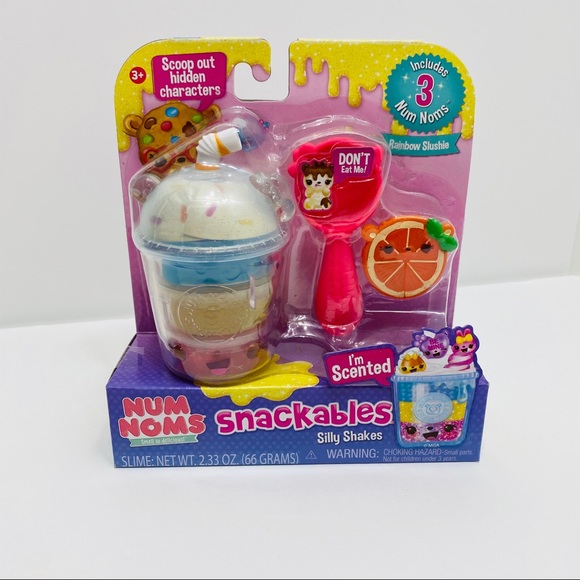 nom nums | Toys | Lot 4 Num Noms Snackables Silly Shakes | Poshmark